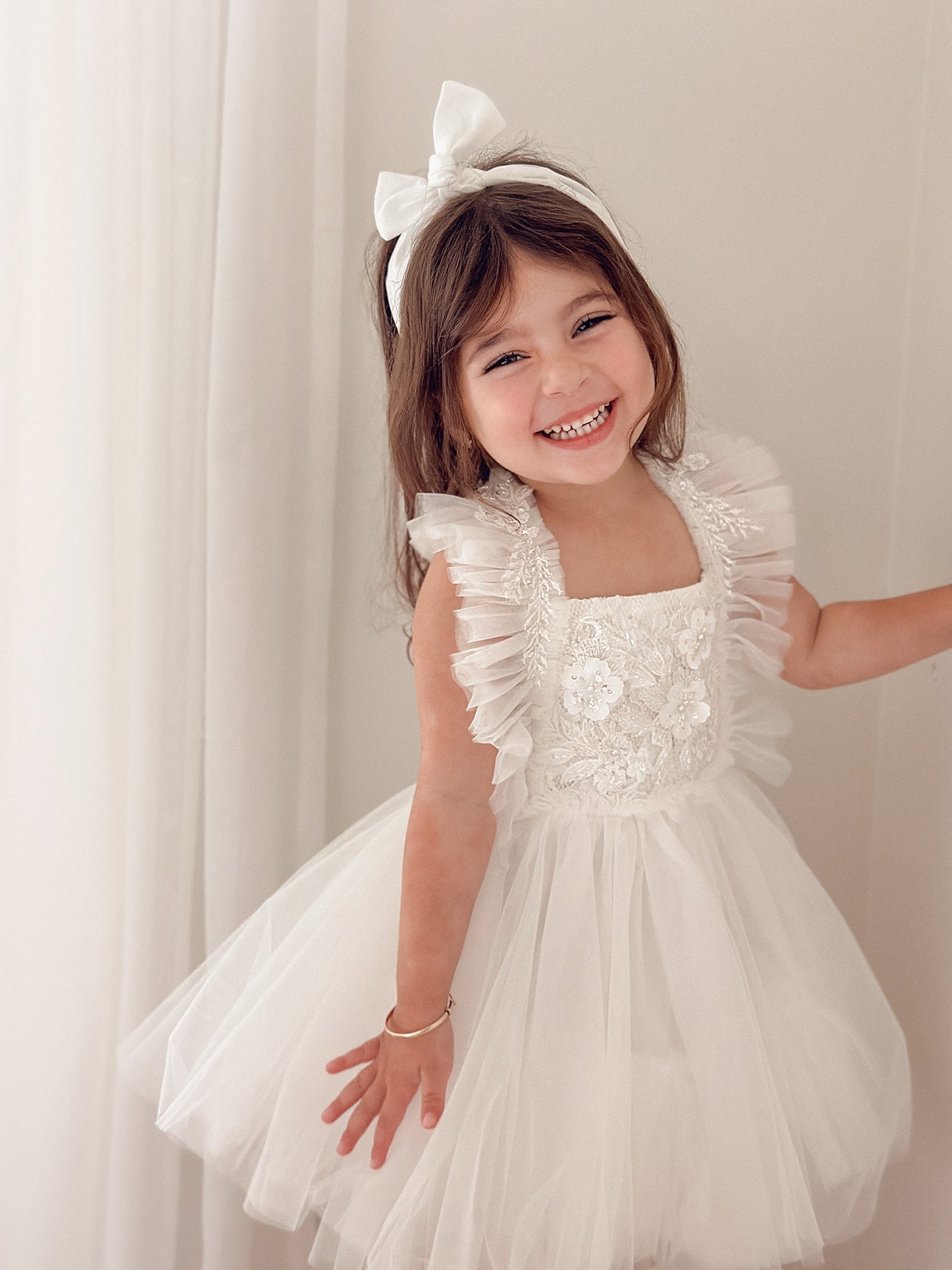 Before & Ever Baby Flower Girl Dress, A Little Extra Princess Tulle ...