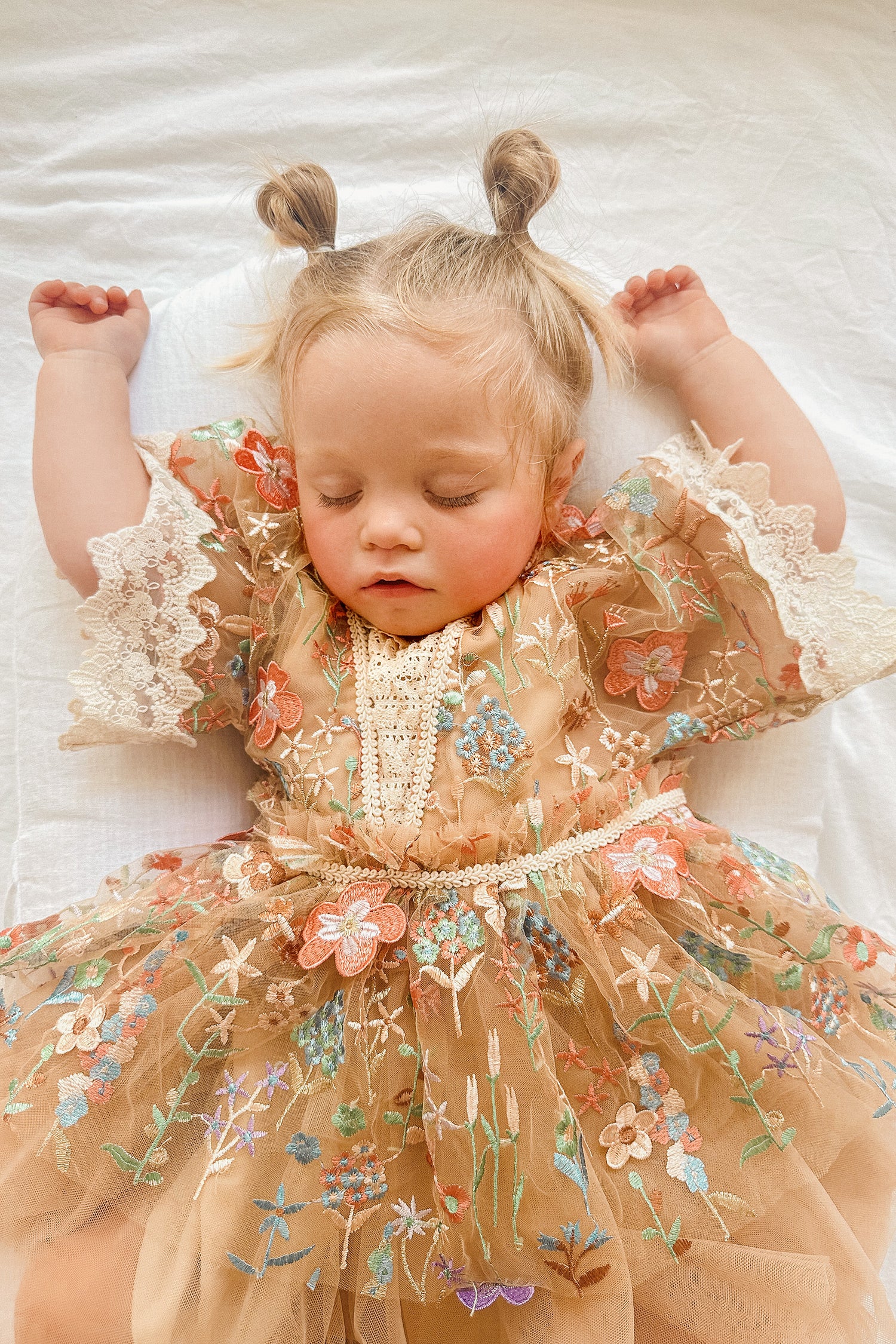 Endless Summer Boho Baby Girl Outfit - Tan / Red / Green – Before & Ever