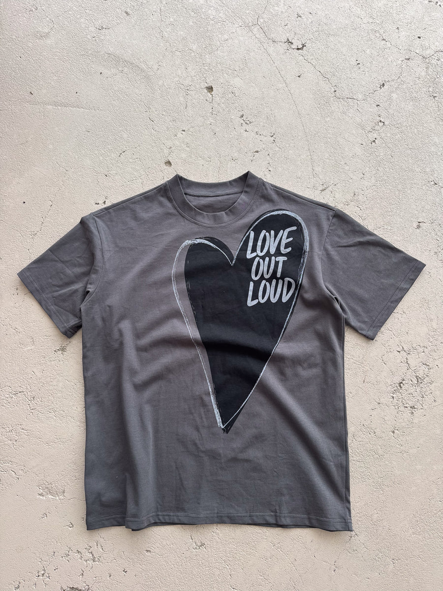 Love Out Loud Tee - Unisex Adult - Grey – Before & Ever