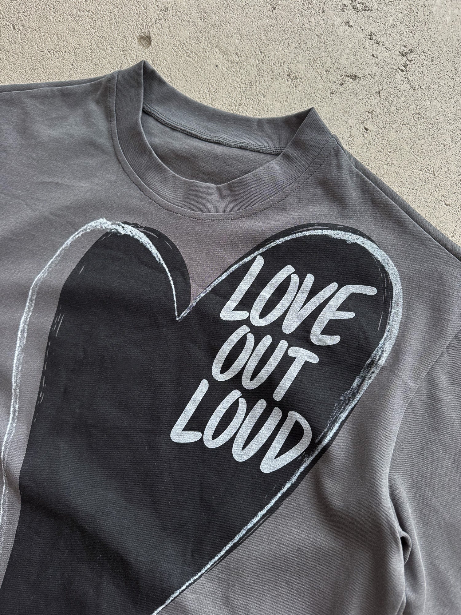 Love Out Loud Tee - Unisex Adult - Grey – Before & Ever