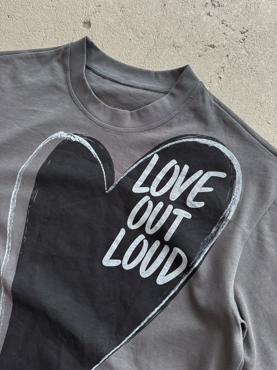 Love Out Loud Tee - Unisex Adult - Grey – Before & Ever