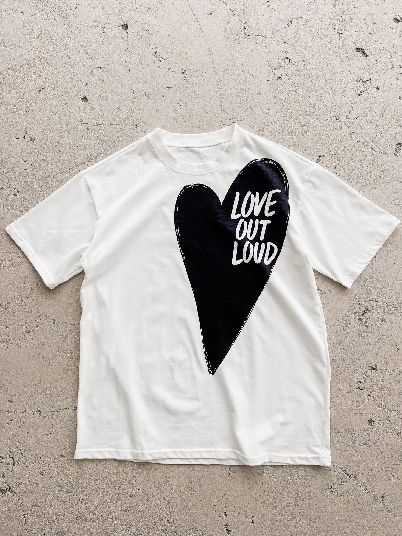Love Out Loud Tee - White – Before & Ever
