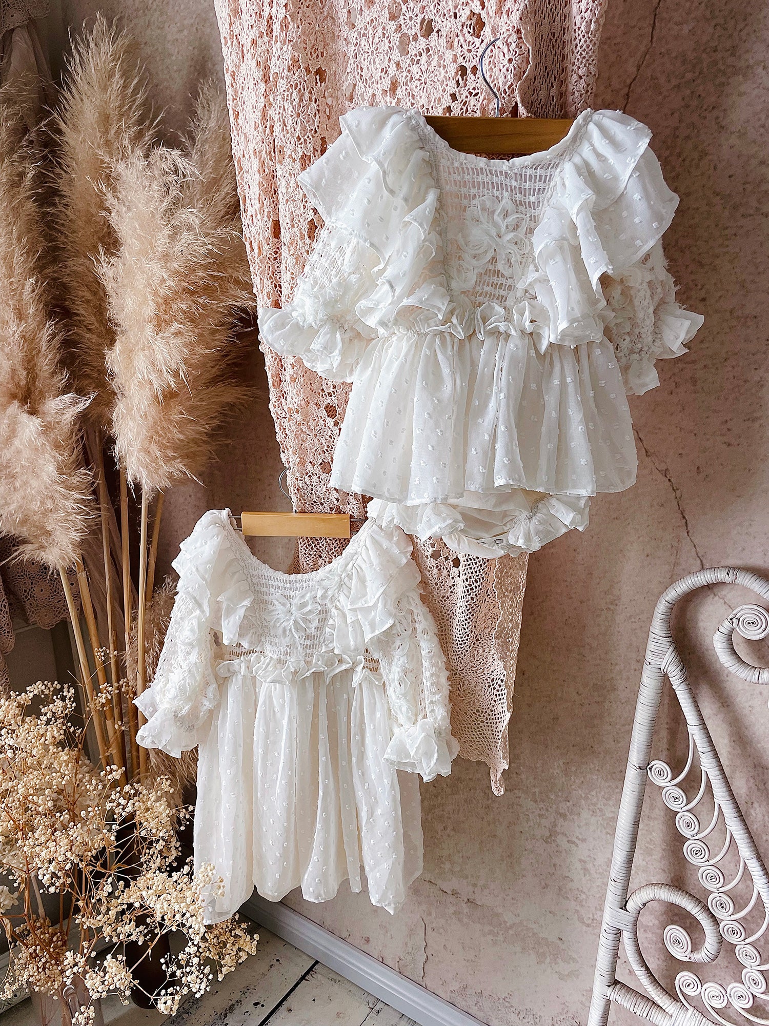 Vintage Doll Baby Romper Dress - Ivory – Before & Ever